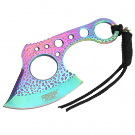 Defender-Xtreme 7" Titanium Coating Throwing Hunting Axe Knife ...