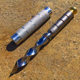 TheBoneEdge 10" All Metal Stainless Steel Tri-Edge Twist Dagger With ...