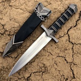 Defender 11" Collectible Dagger With Sheath Antique Daggers Black Color